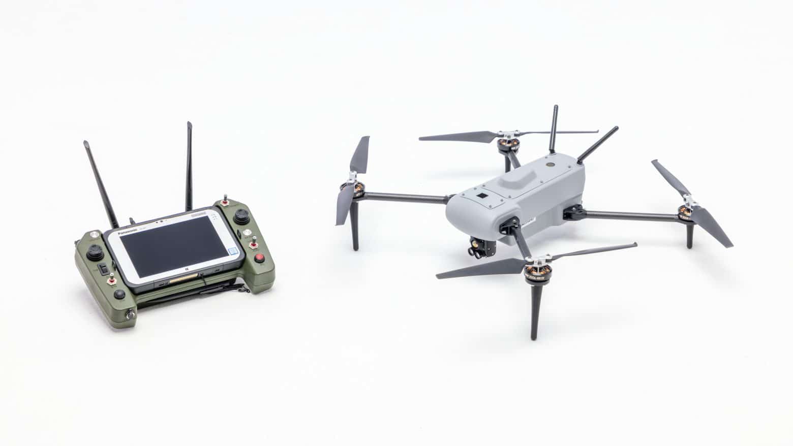 MI-1 tactical UAS | silent aerial surveillance - foldable military drone