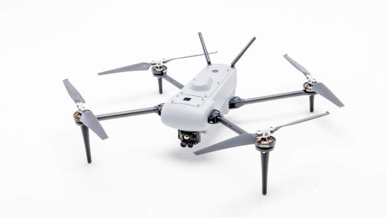 MI-1 tactical UAS | silent aerial surveillance - foldable military drone